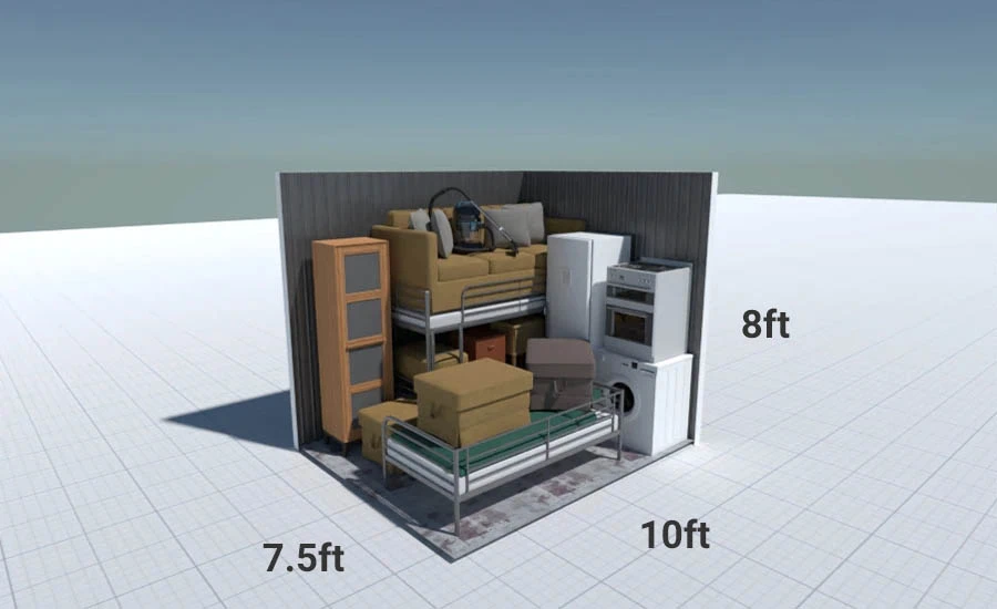 75 Sq ft Storage Container King Storage 75 Sq ft Storage Container King Storage